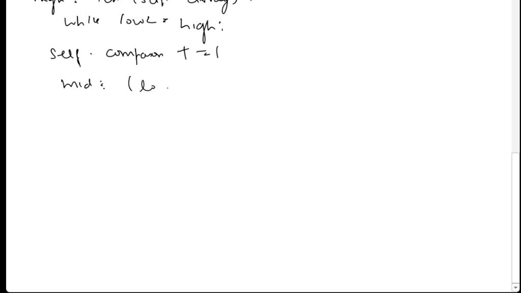 Solved Implement A Method That Will Search A Given Array Using The Linear Search Algorithm