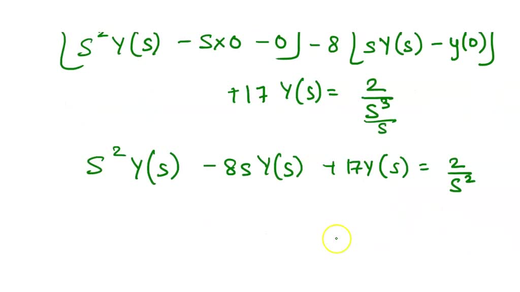 SOLVED: solve using laplace transform idea of partial fractions to ... SOLVED: solve using laplace transform idea of partial fractions to ...
