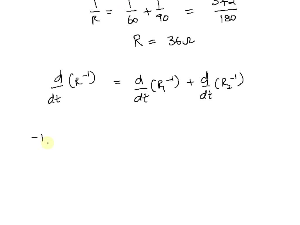 SOLVED: If two resistors with resistances R1 and R2 are connected in ...