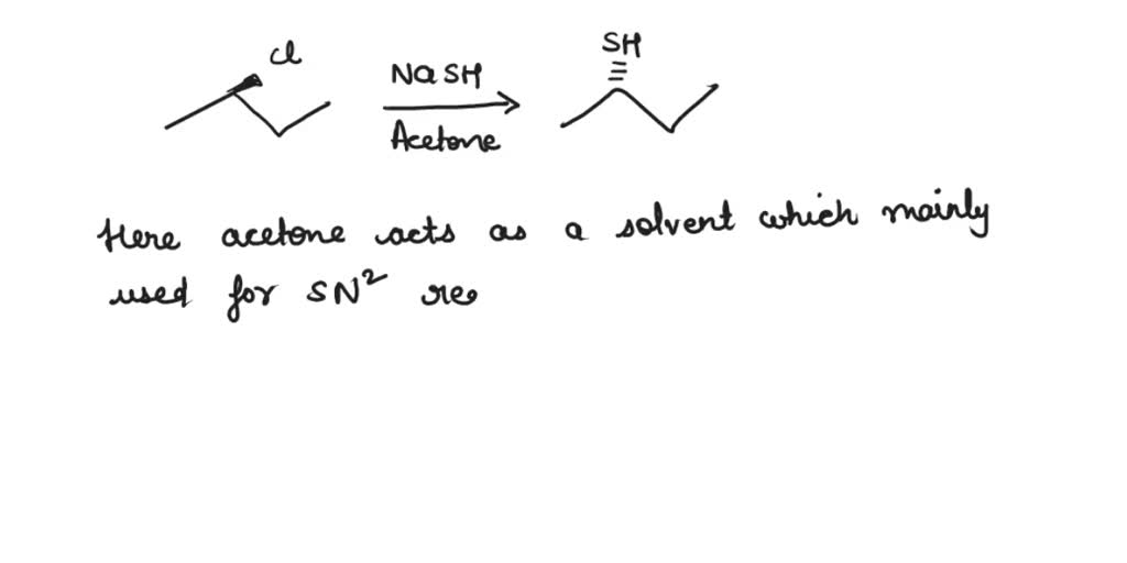 What is the major product to the reaction below? NaSH DMSO SH SH SH SH ...