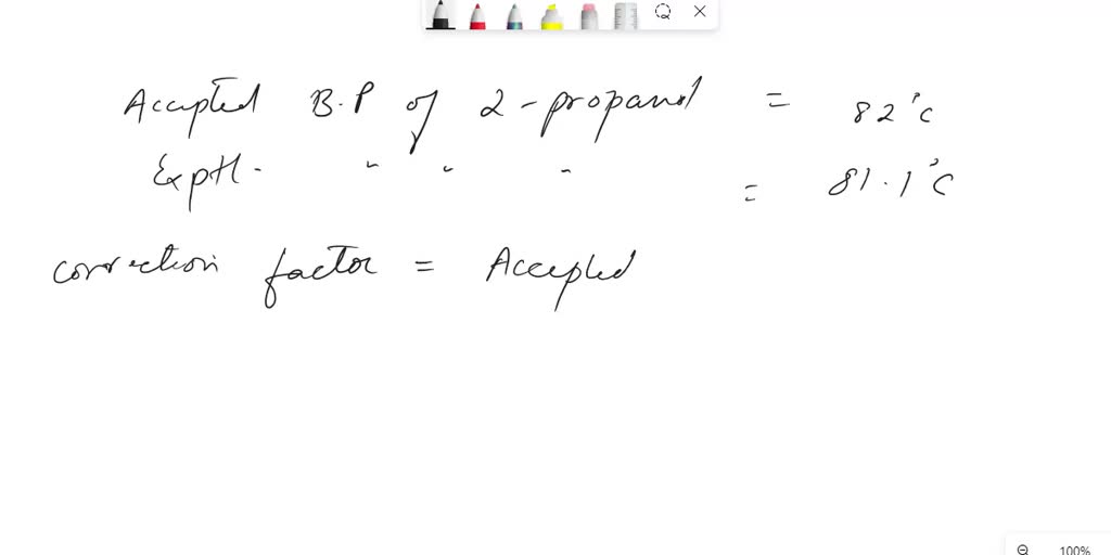 SOLVED: Part 1: Semi-micro Boiling Point Determination Table 17 ...