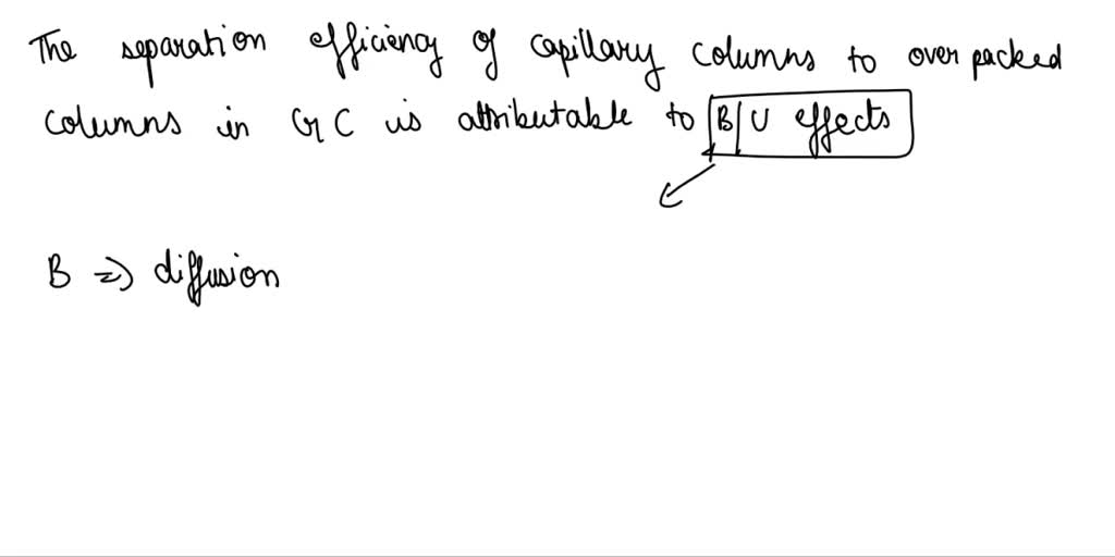 SOLVED: Based on your knowledge of column efficiency which technique has the most efficient ...