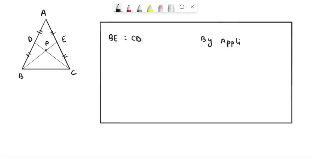 SOLVED: C is the centroid of isosceles triangle ABD with vertex angle