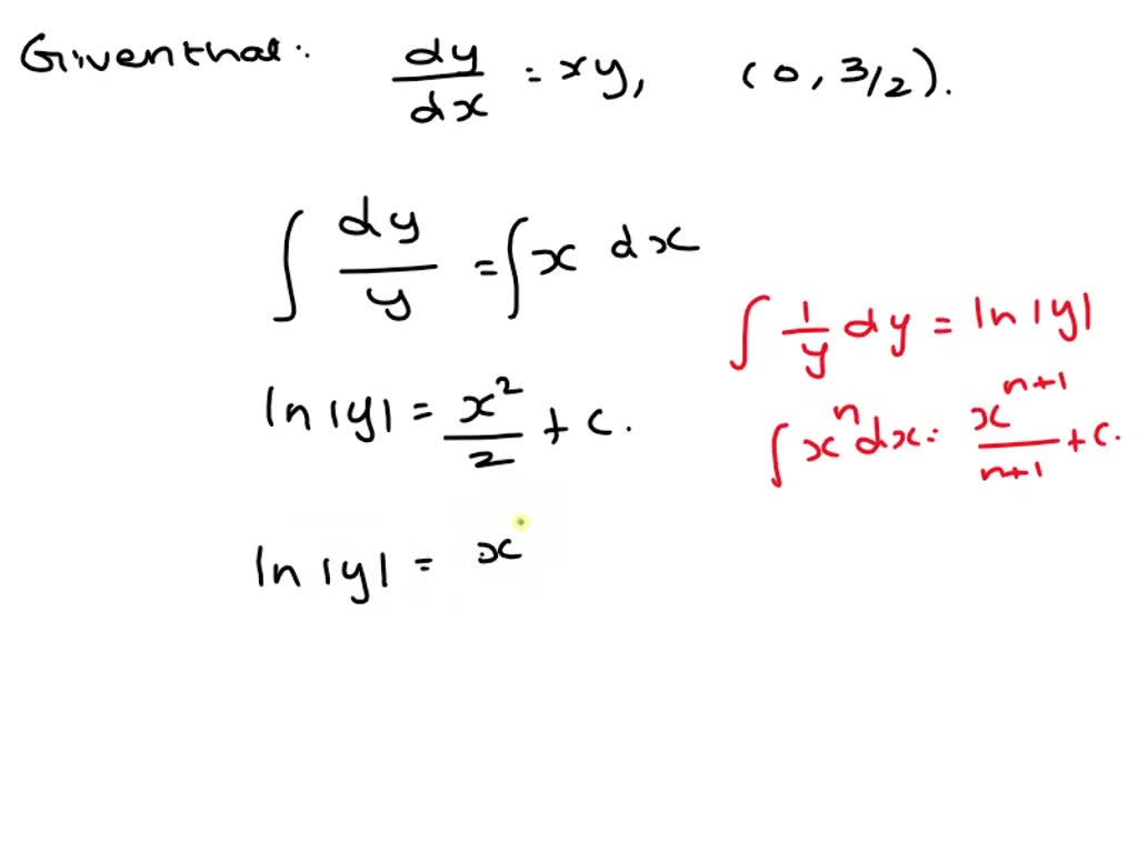 SOLVED: A differential equation, a point, and a slope field are given ...