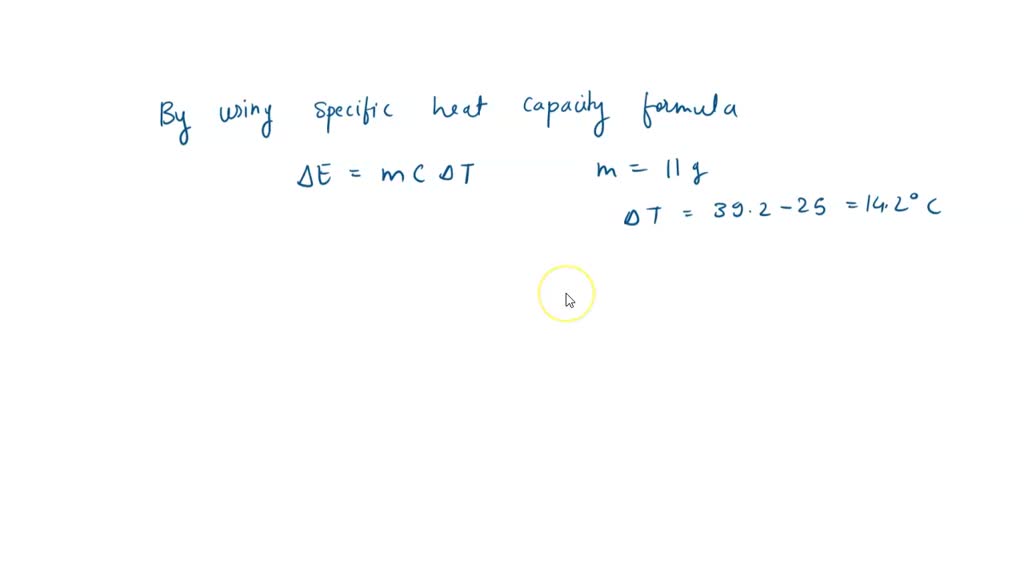 SOLVED: In a coffee-cup calorimeter, 11.0-g sample of solid CaCℓ2 is dissolved in 125 g of water ...