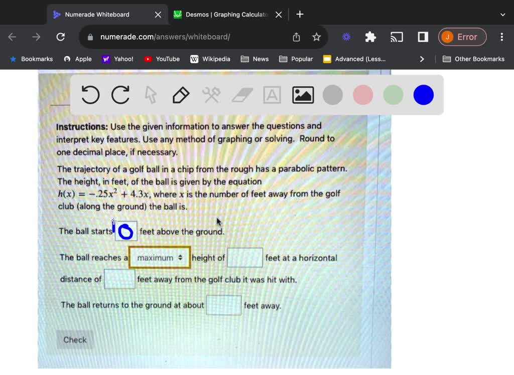 SOLVED: Solving and Interpreting Instructions: Use the given ... SOLVED: Solving and Interpreting Instructions: Use the given ...