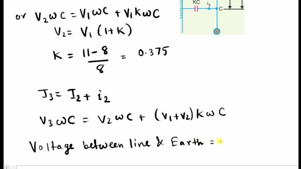 SOLVED: A 3 phase over head transmission line is supported by three ...