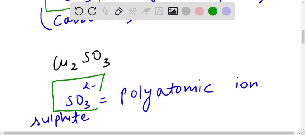 SOLVED: Enter the formula for the polyatomic ion in SrCO3 Enter the ...