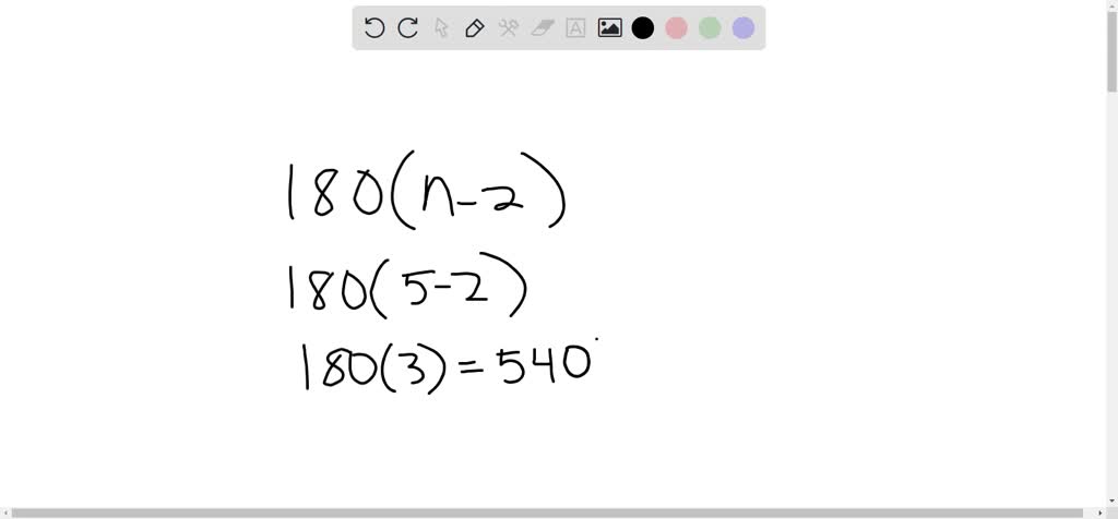 SOLVED: QUESTION Given a pentagon with internal angles of 112 degrees ...