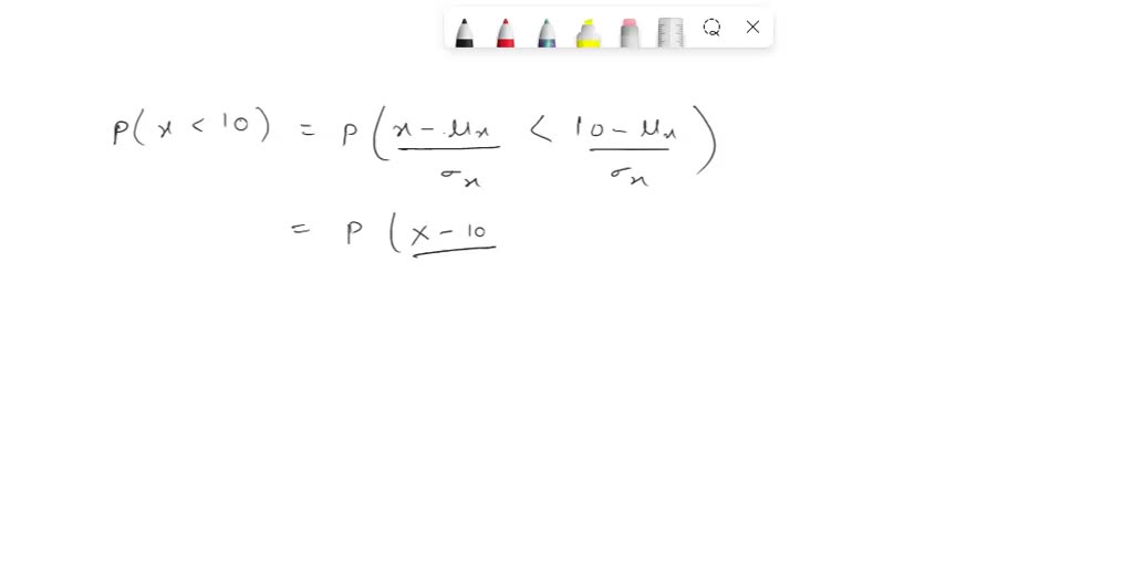 Solved Suppose The Random Variable X Has A Normal Distribution With A