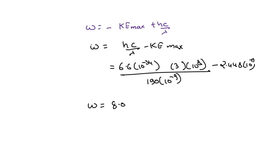 SOLVED: When light of wavelength 180 nm falls on a cobalt surface ...