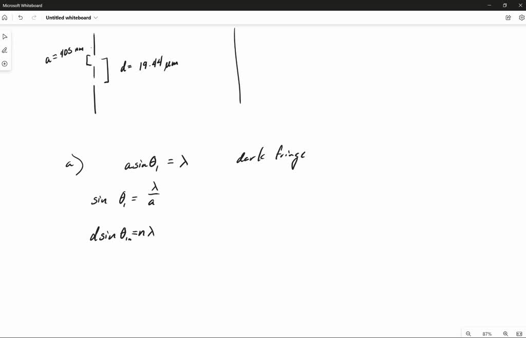 SOLVED: In a double-slit experiment, the wavelength of the light source ...