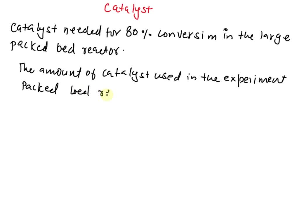 SOLVED: 4. A gas-phase cracking reaction A → B+ C is carried out in a ...