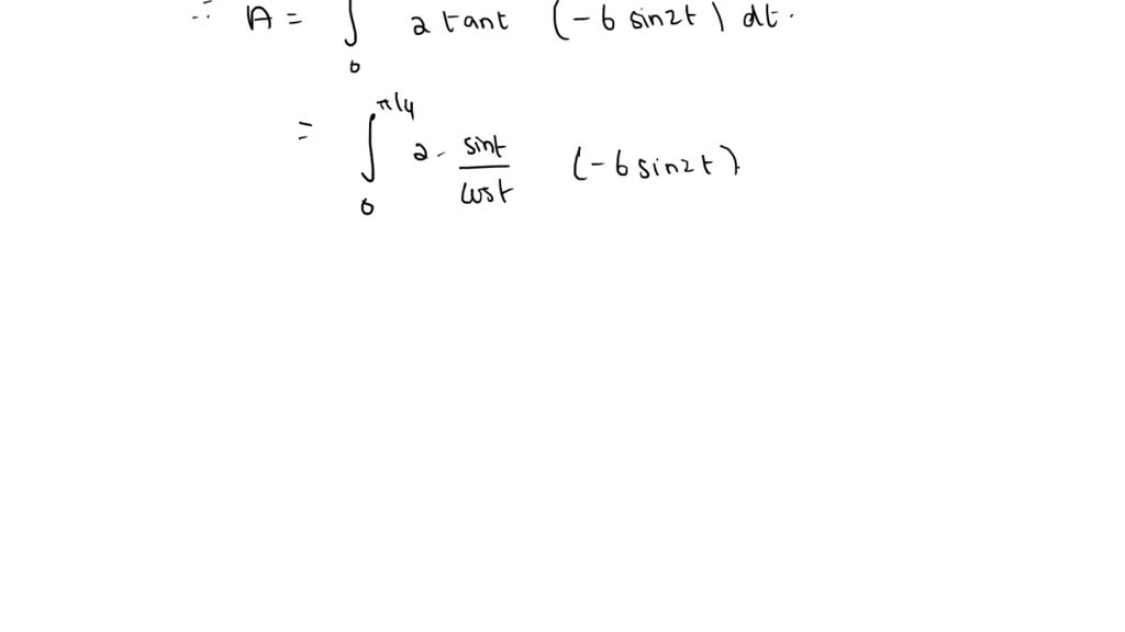 Solved Figure 5 Figure 5 Shows Sketch Of The Curve With Parametric Equations 3cos 2t Y 2