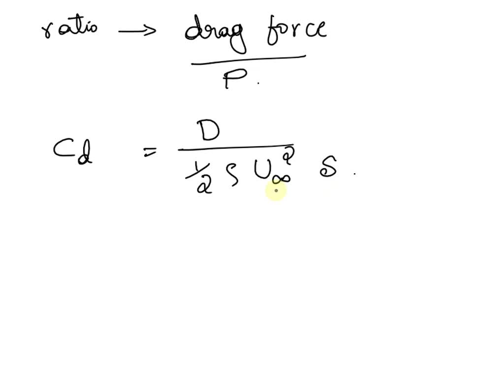 From Newtonian Theory Prove That The Drag Coefficient For A Sphere Equals 1