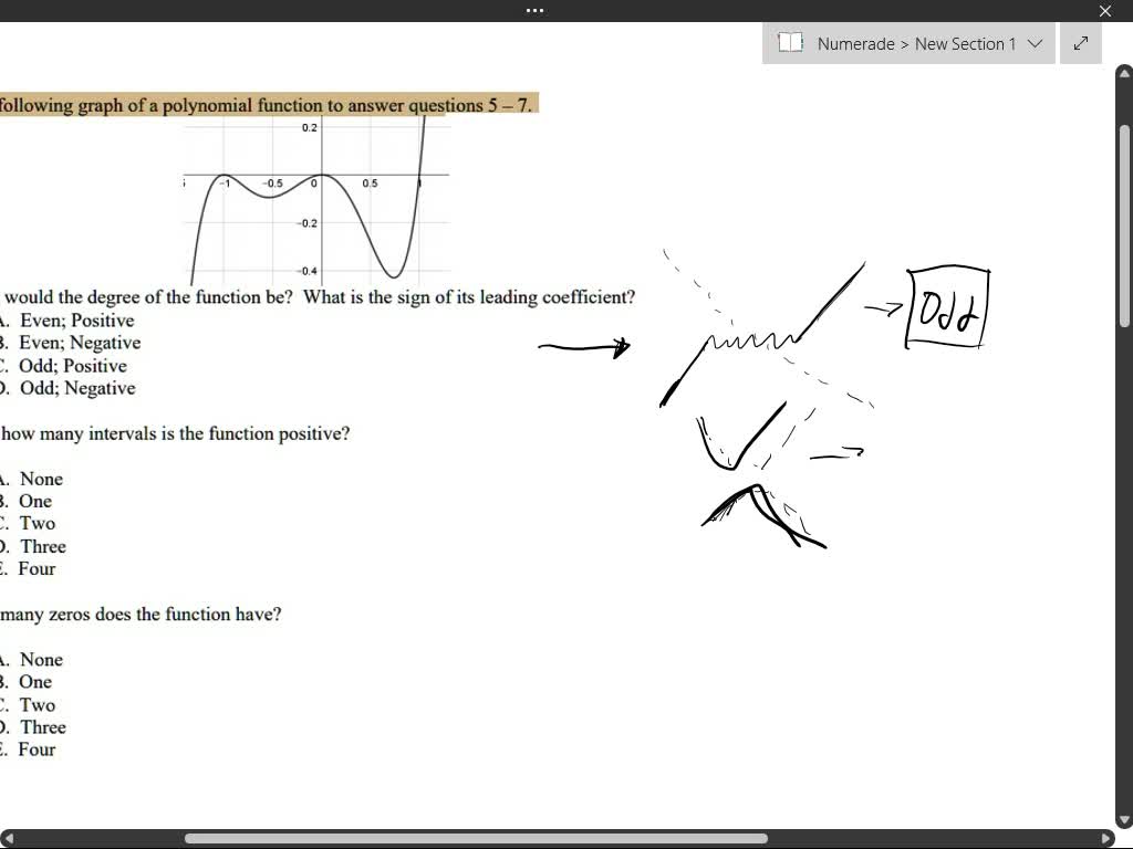SOLVED: Guide Questions: What have you noticed of the graph of the polynomial function if the ...