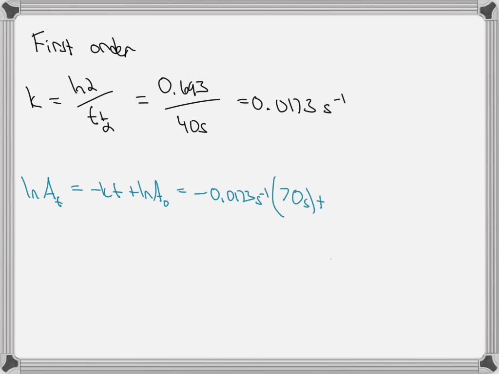 SOLVED: 39. What is the decomposition constant and half-life of a ...