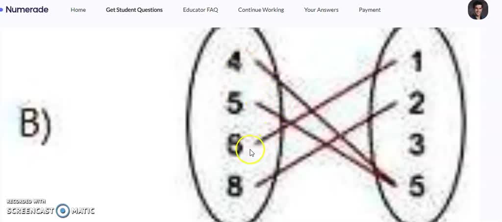 SOLVED: 'Determine which of the mapping diagrams represents a relation ...
