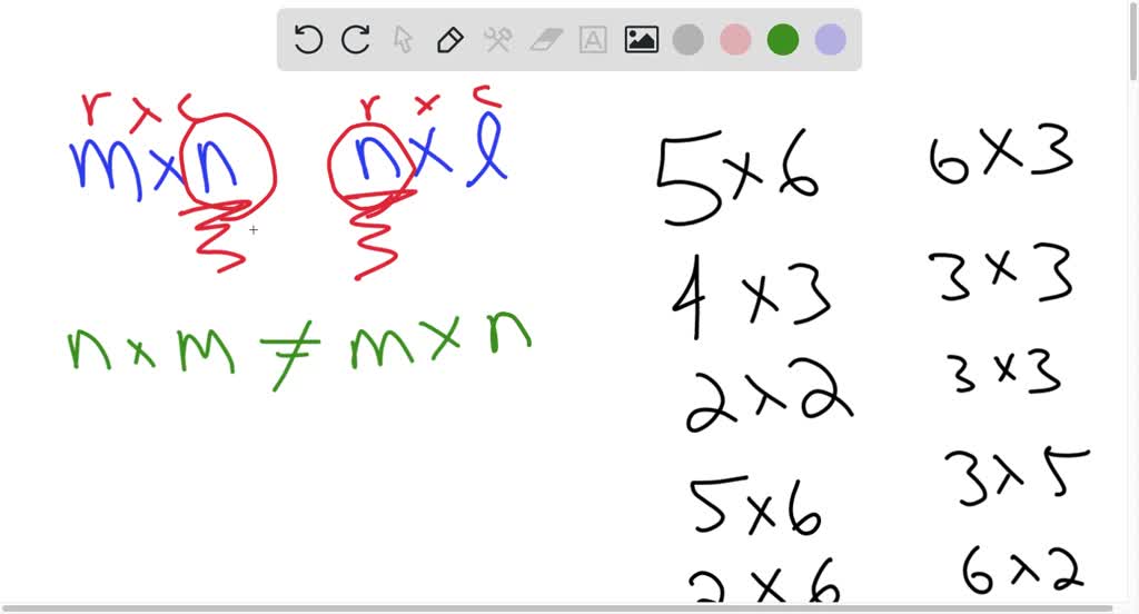 SOLVED: Which of the following matrix multiplications would NOT be ...
