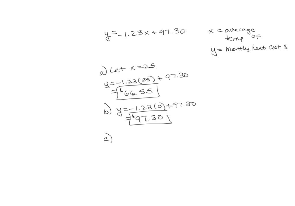 SOLVED: The scatter plot shows the average monthly temperature and the ...