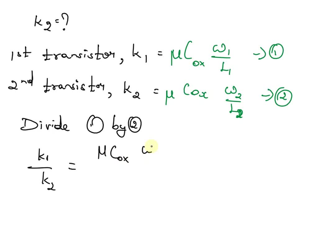SOLVED: Texts: Q3. Series connected MOS transistors As shown in the ...