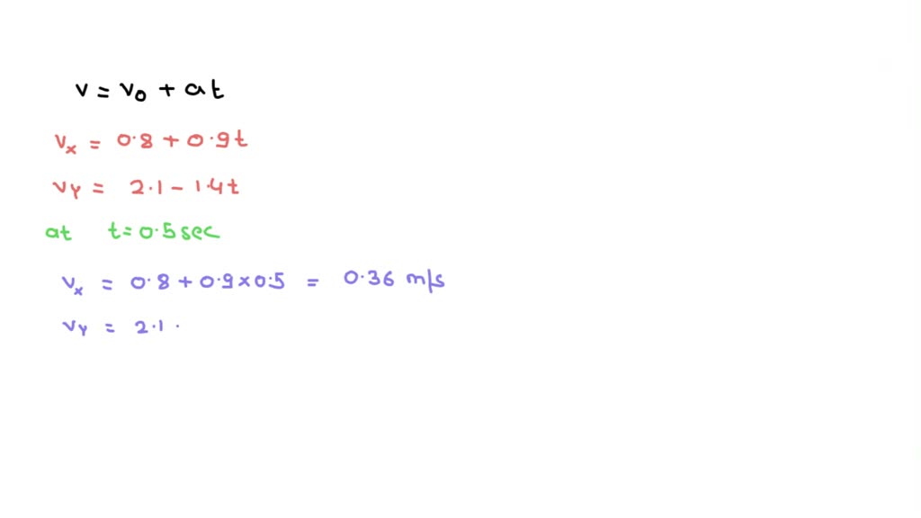 SOLVED: A puck is moving on an air hockey table. Relative to an x, y coordinate system at time t ...
