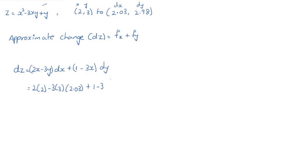 SOLVED: Texts: Chapter 13 Question 2 of 16 Use differentials to ... SOLVED: Texts: Chapter 13 Question 2 of 16 Use differentials to ...