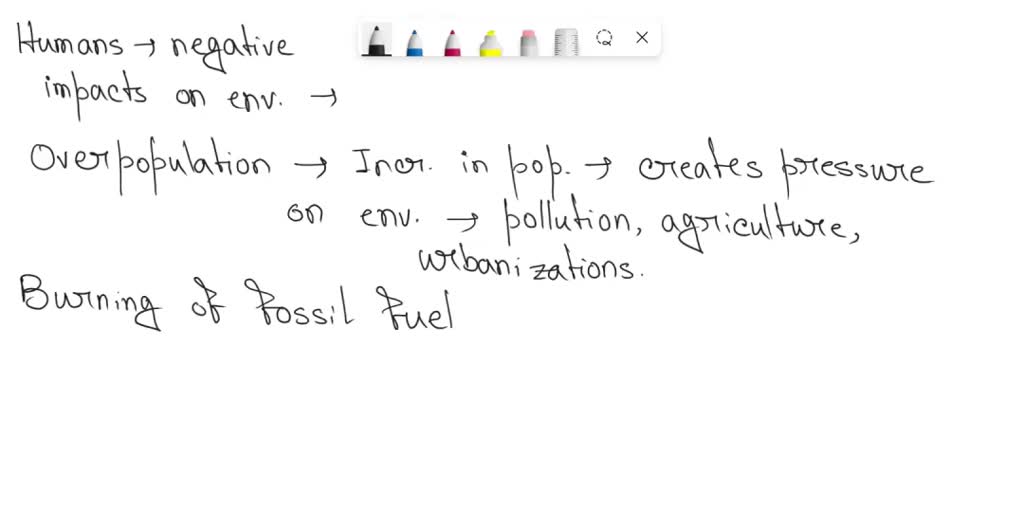 Using complete sentences, identify two ways humans in South and ...