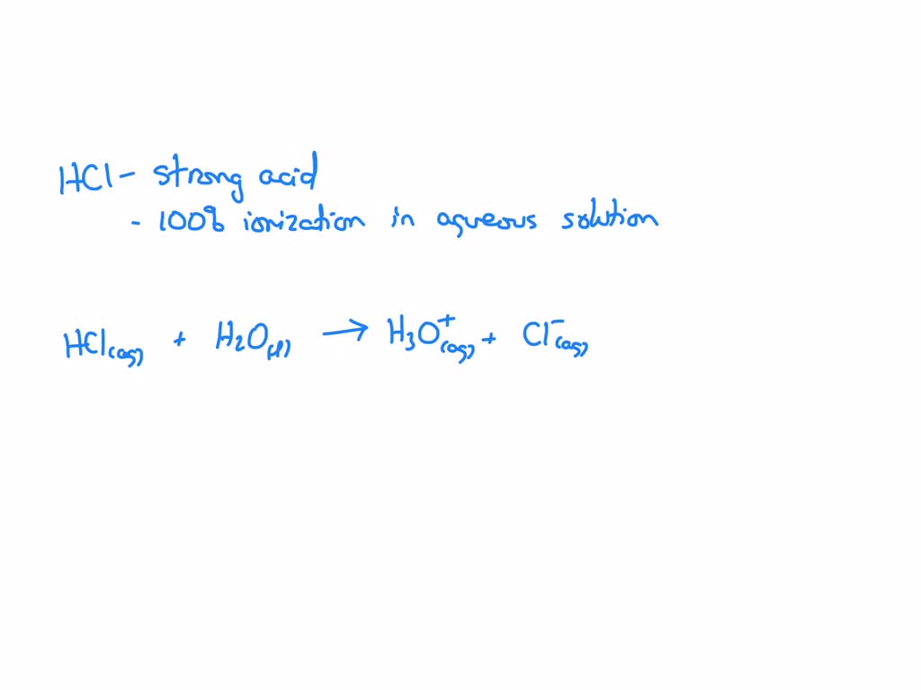 SOLVED: The pH of a 0.00081 M solution of HCl is calculated using the ...