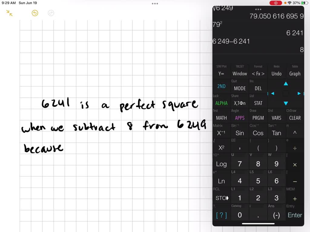 SOLVED: What should be subtracted from 6249 to get a perfect square ...