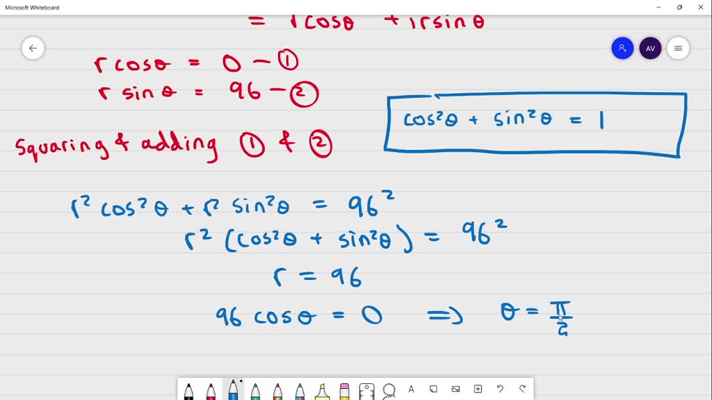 SOLVED 1 8 POLAR FORM Represent In Polar Form And Graph In The Complex