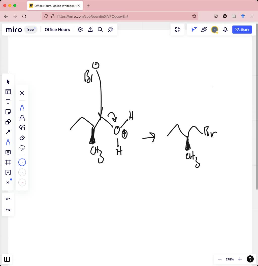 SOLVED: Be sure to answer all parts: Draw a stepwise mechanism for the following reaction: HBr ...