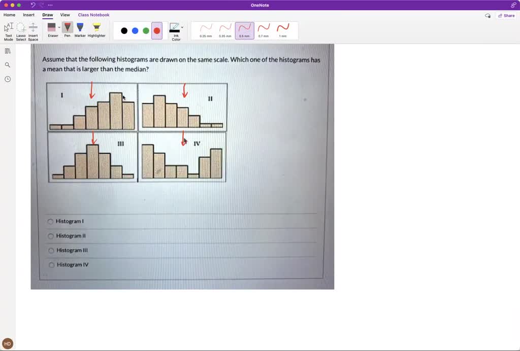 SOLVED: 9) Assume that the histograms are drawn on the same scale ... SOLVED: 9) Assume that the histograms are drawn on the same scale ...