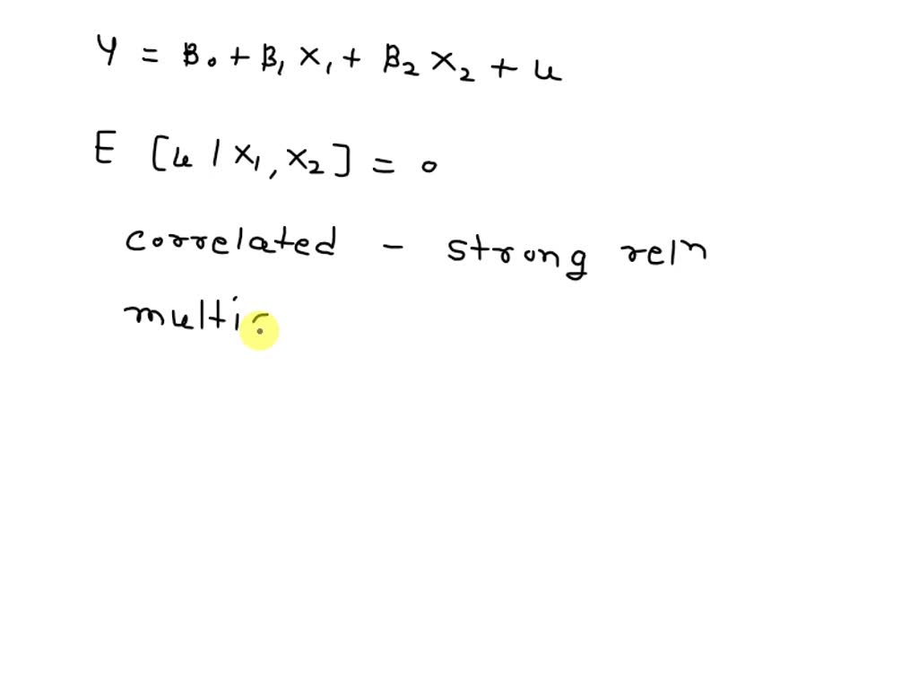 Solved Consider The Following Simple Regression Model Y Î²0 Î²1x U Suppose Z Is An 