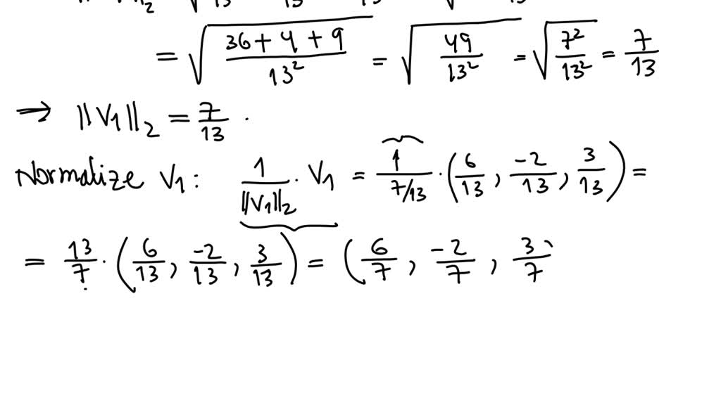 SOLVED: Question 2. Show that the set of vectors in ℝ^n is orthogonal ...