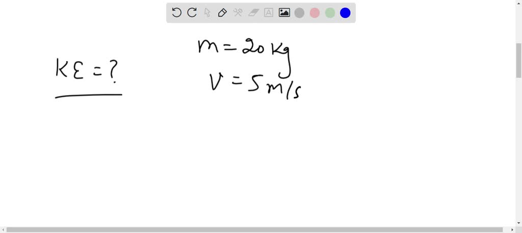 SOLVED: A body of mass 20 kg is moving with a velocity of 5 m/s ...