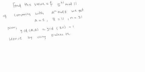 Find the value of 611 mod 17 show full work 16394