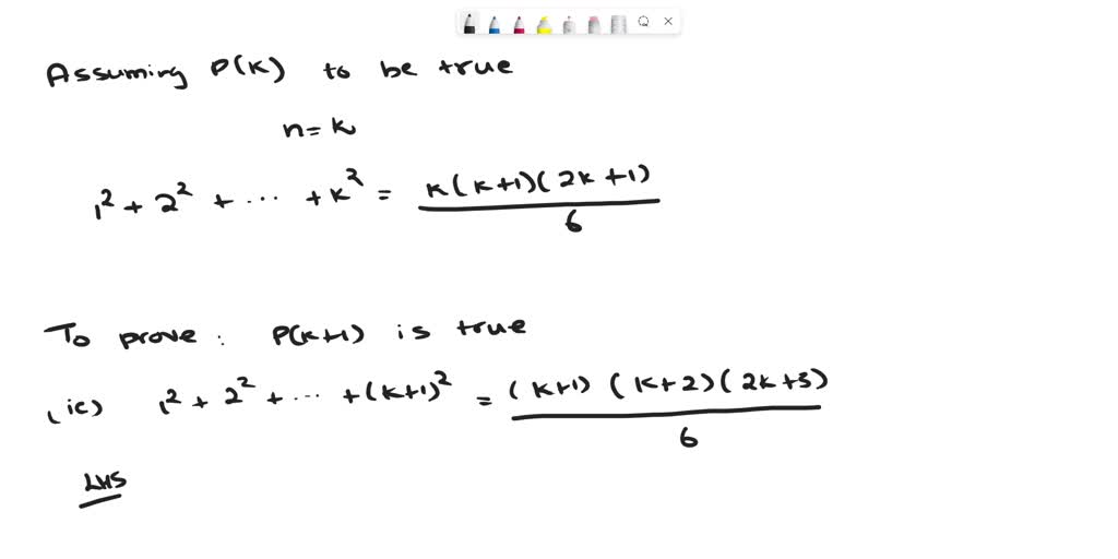 Solved Prove By Induction The Conjecture Each Square Number Is The