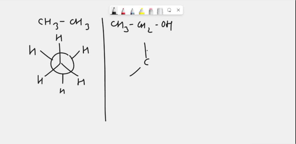 SOLVED: Texts: Chloroethane 1. Draw the staggered Newman projection of ...