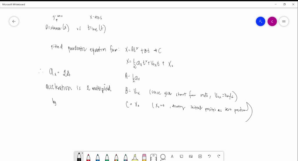 SOLVED: Experimentally the acceleration of the glider can be determined ...