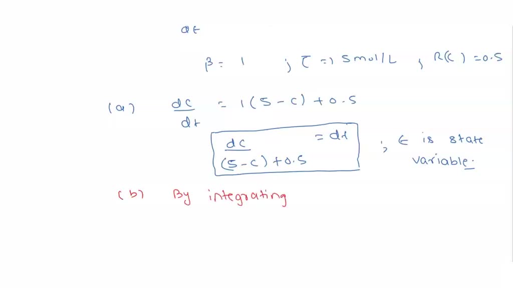 SOLVED: A reaction-diffusion equation describes how chemical ...