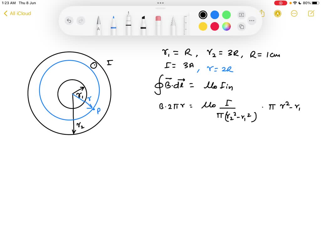 SOLVED: The diagram below shows a cross-section view of three concentric thin-shelled ...