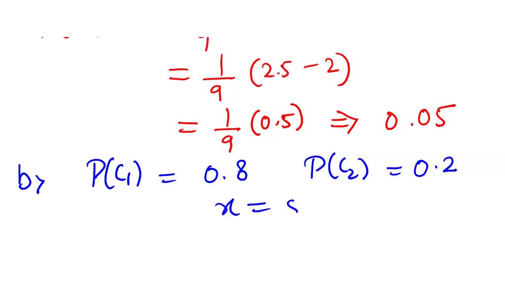 Solved Text 30 Points We Want To Build A Pattern Classifier With A