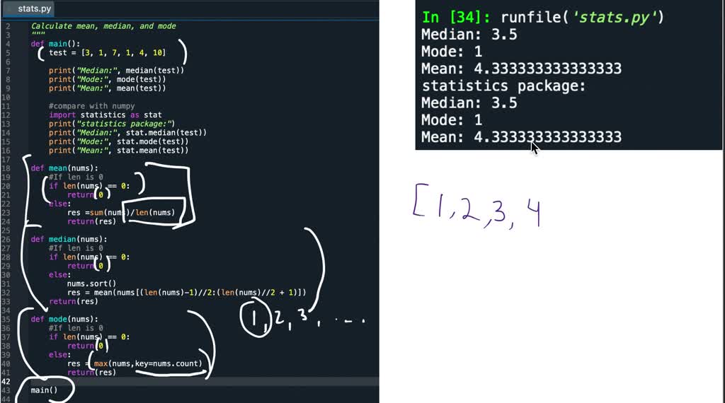 SOLVED: A group of statisticians at a local college has asked you to ...
