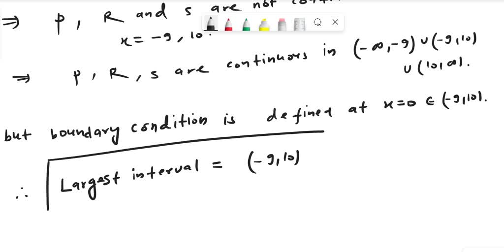Solved Problem 1 A Find The Largest Interval On Which Theorem 311 Guarantees That The 6705