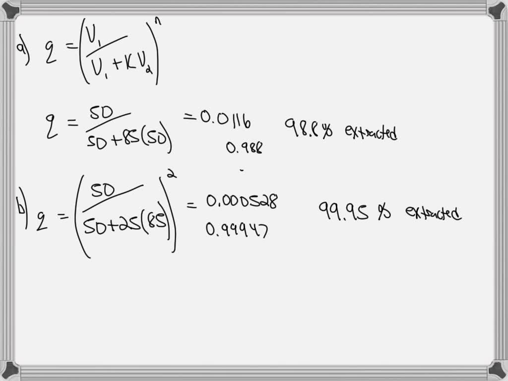 'Q: I: The distribution constant for iodine between an organic solvent ...