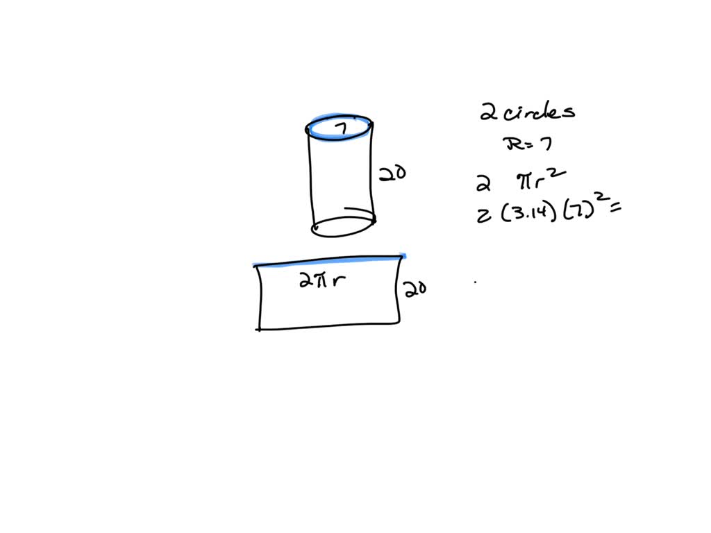 The dimensions of a cylinder are shown in the diagram. Which measurement is closest to the ...