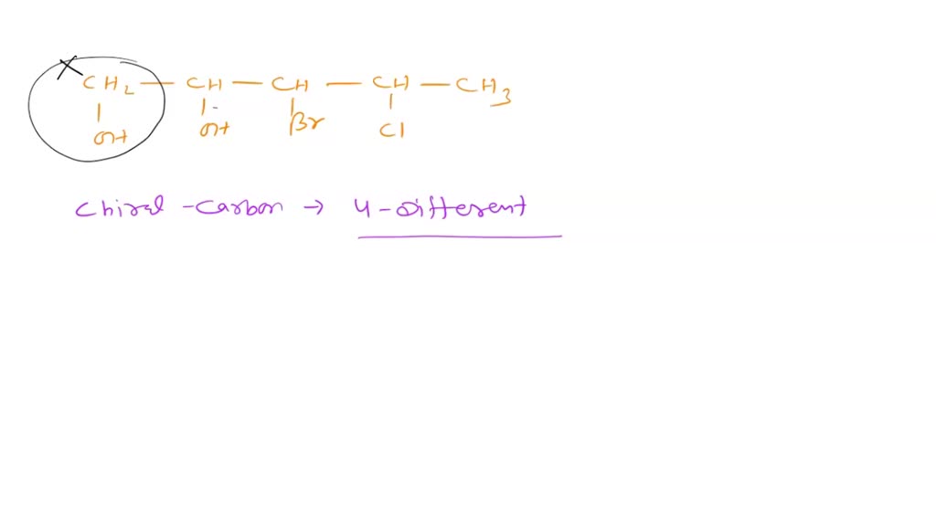 SOLVED: 7) How many chiral carbon atoms are in this structure? CH2-CH ...