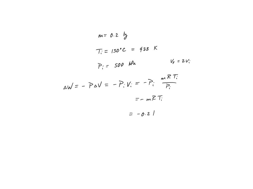 SOLVED: If 1 kg of air at 250 kPaa pressure and 100 °C were to be ...