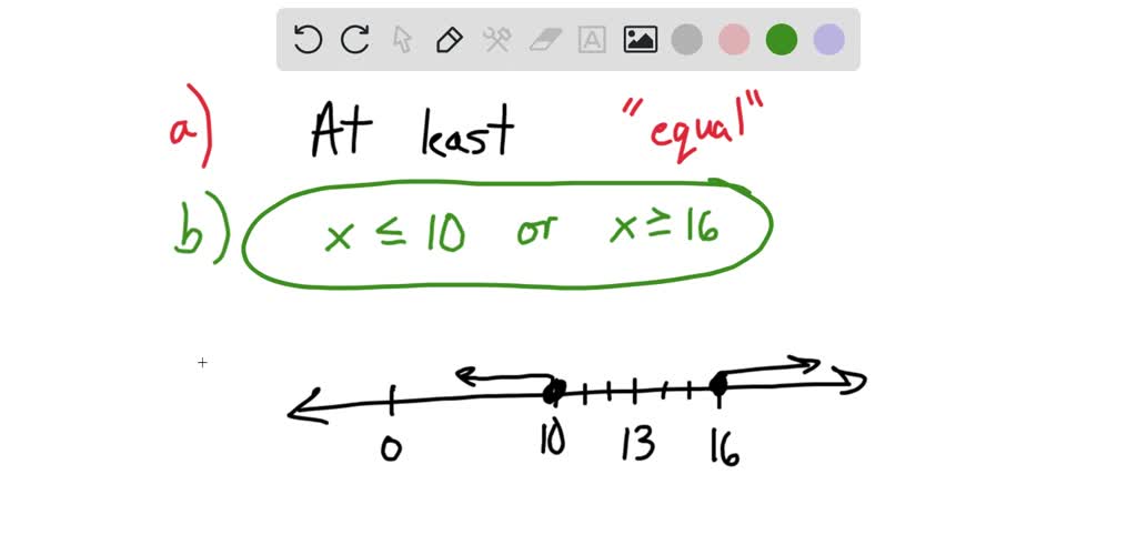 SOLVED: Suppose we want to choose value of at least 3 units away from ...
